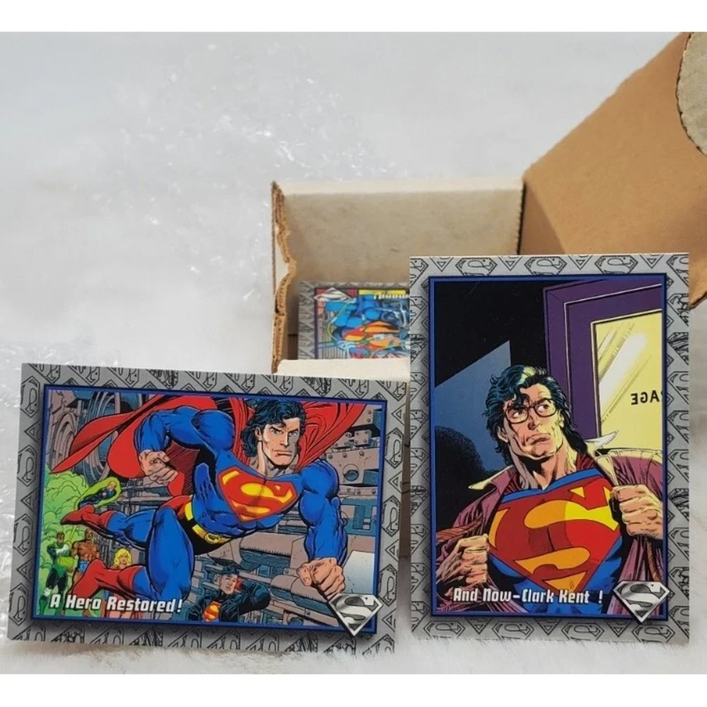 Toys | 1993 Skybox The Return Of Superman 76 Out Of 10 Card Set Dc ...